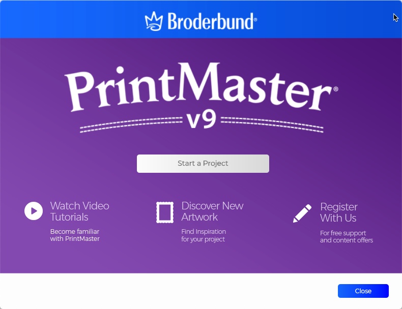 Starting a Project - PrintMaster v9 Userguide